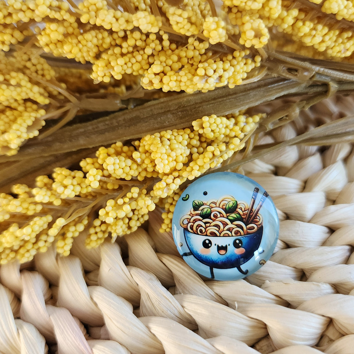 Neodymium magnet with ramen soup motif – Petite Pelure