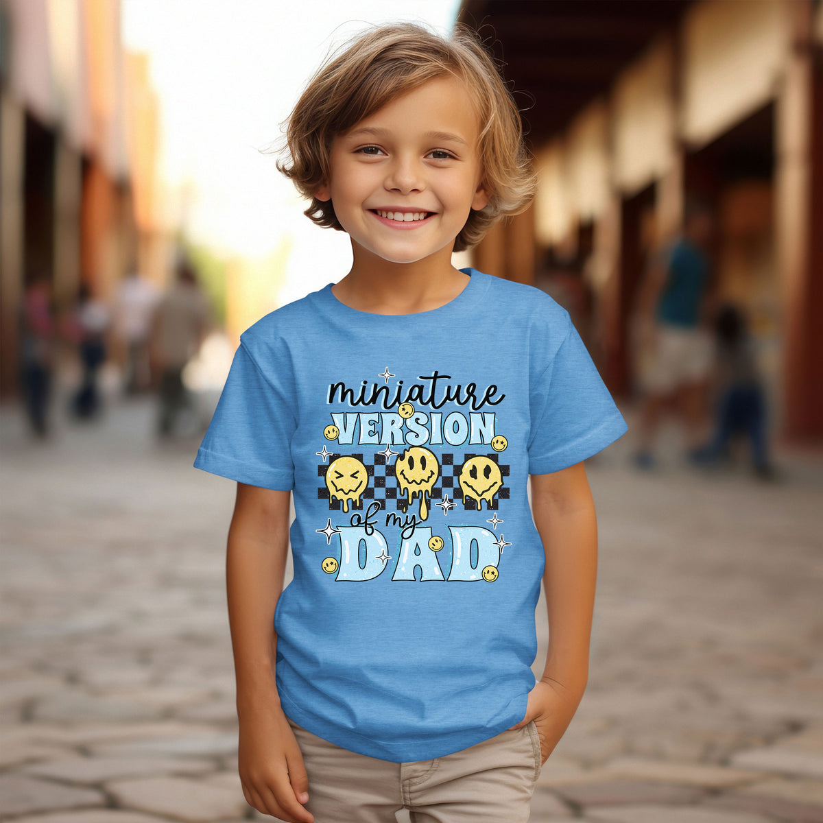 Transfert DTF "miniature version of my dad" – Petite Pelure